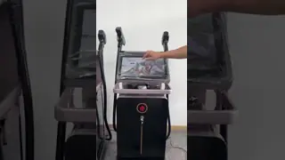 10Hz Adjustable Frequency 808nm DiodeLaser Hair Removal and Nd Yag Laser Picosecond Tattoo Removal M
