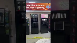 Macas commercial coffee vending machine showroom