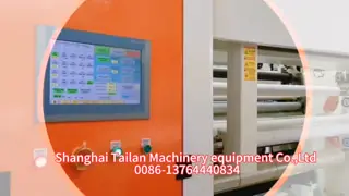 1800mm Fully Automatic Four Shaft PVC Cling Film Machine Running in cuctomer's factory
