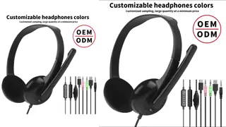 JTY-469 Wired Stereo Headset with Noise Cancelling Microphone