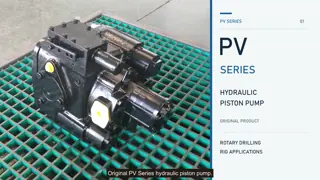 PV Series Hydraulic Piston Pump for Rotary Drilling Rig Applications