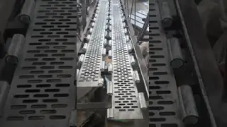 Stainless Steel Perforated Conveyor Belt for Food Processing