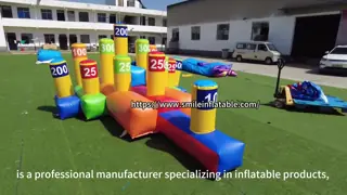 Colorful Inflatable Ring Toss Game for Kids Parties
