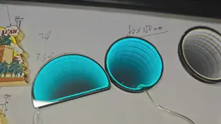 Mini Embeddable Infinity Mirror Light