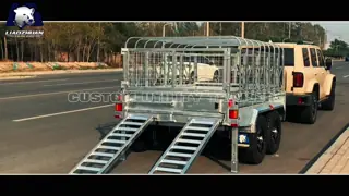 8x5 Heavy Duty Galvanised Tilting Box Trailer