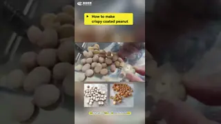 How to make crunchy coated peanut burger? #coating #peanut #processing #cashew #machine #nut #snacks