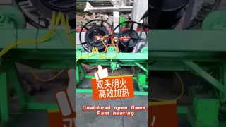 Yingchuang CF-2A-1000 Dual-Head Open Flame Rotomolding Machine | Precise Temp Control & Quality Insp