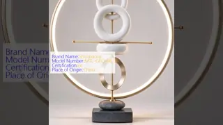 Modern Twisted Abstract Sculpture for Luxury Home Decor