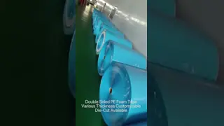 Double Sided PE Foam Tape | Factory Big Roll Production