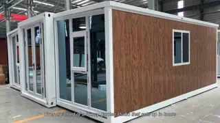 Luxury Expandable Container Home with Full Glass Walls