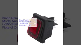 KCD4 Waterproof Rocker Switch Durable 20A Lighted Control