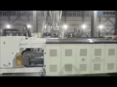 Electric Corrugated PVC Pipe Extrusion Machine High Speed 500kg/h