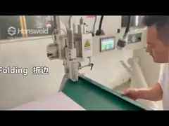 Multifunctional Wedge Hot Air Welding Machine 18m/min For PVC Fabric