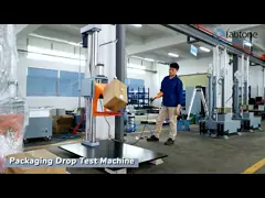 Carton Packaging Drop Test Machine Free Fall Handle Control 0.5 - 0.7Mpa