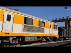 Mine Cargo 120 Km/h Railway Hopper Wagons 60T Load With Covered Roof
