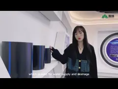 Straight PE100 HDPE Water Supply Pipes Dn20 - 1600mm For Municipal Works