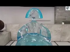 Transparent Resin Outdoor Fiberglass Sculpture Casting For Decoration