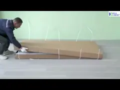 School Furniture Metal 0.42CBM Double Steel Bunk Bed Knock Down Powder Coating