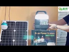 Multifunction Solar Panel Energy System LED Lamp Mobile Charging