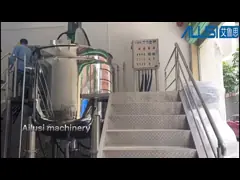 SUS304/316l Chemicals Bar Liquid Soap Making Machine With Electric Control Cabinet