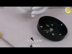 Iron Black E26 LED Ceiling Light 60W Retro Industrial Style 5 Bulbs Multi - Head