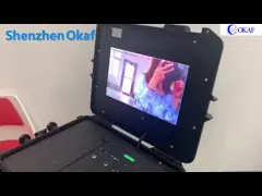 Mobile Battery 4G PTZ Camera HD 1080P IP Security With Suitcase