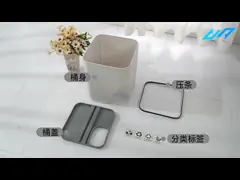 Multi Functional Houseware Plastic Products Dustbin Separable Waste Management
