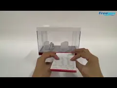 Mini Desktop Plastic Aquarium Fish Tank USB Charging With 3 Color LED Light