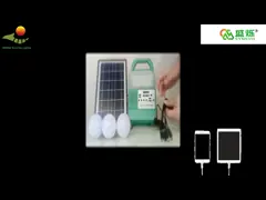 Portable Usb Solar Light Kits Led 5w 8000mah For Camping