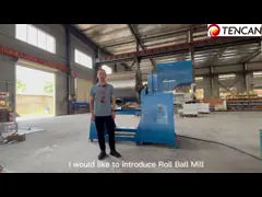 PU Liner Rolling Ball Mill Powder Grinding 38RPM With Pouring Device