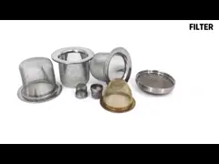 Multi Types Woven Metal Mesh Filter Anti Corrosion Disc / Tube / Conical Shaped