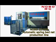 3 In 1 Automatic Mattress Production Line 8 Turns Bonell Type
