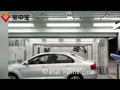 380V/50HZ/3Ph Auto Sheet Metal Paint Line Switch Style For Car 4S Shop