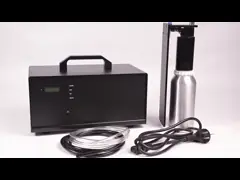 System für den kommerziellen Geruch HVAC 6,5 ml/h aus schwarzem Aluminium für den Hotelveranda
