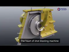 Metal Cleaning Shot Blasting Machine Parts Blast Wheels / Turbine Cr20S High Chrome