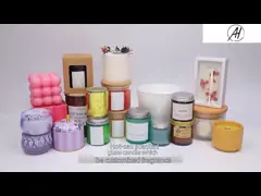 Plain Glass Aroma Home Candle Round Natural 300g 400g 7oz