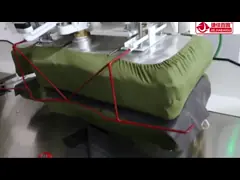 Touch Screen Steam Dress Pressing Machine PLC Control For PU Jacket