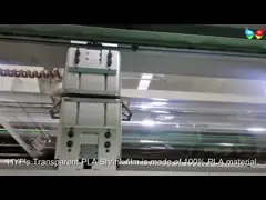 Wrap Transparent PLA Shrink Film Labels Biodegradable 50mic Thickness For Bottles