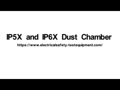IP5X / IP6X Dust Environment Test Equipment 50Hz With Observation Window