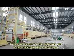 Calcium Silicate High Temperature Fiberglass Cloth 750 Degree For Smoke Curtain