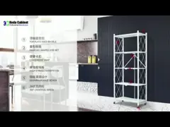 Easy To Install Foldable Warehouse Storage Shelf Light Duty With Diamond - Shaped Side Net