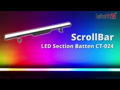 Dmx Rgbw LED Stage Lighting Bars 4in1 Waterproof 0.5m 7 × 15W