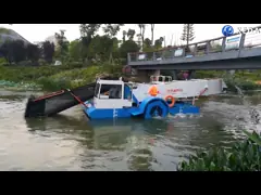 Automatic Aquatic Trash Skimmer Machines Boat 11m3 Capacity Keda Standard