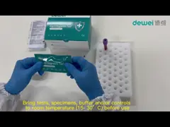 H Pylori Antigen Rapid Test Kit Blood Sample Immunochromatography With 3 Result Interpretation