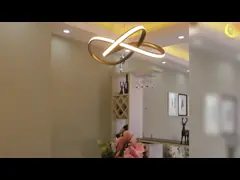 LED Metals Nordic Pendant Light Mirror Titanium Gold For Home Decoration