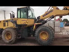 Hydraulic Komatsu Second Hand Wheel Loaders 3.3 / 3.9m3 Bucket