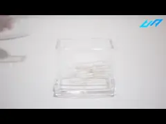 Clear Household Storage Container Dispenser Moisture Proof For Cotton Swab