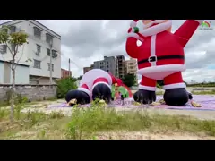 Commercial Inflatable Christmas Products PVC Tarpaulin Lightweight Outdoor