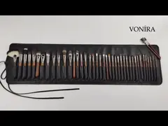 Full Complete 42Pcs Professional Makeup Brush Set Beauty Tool Handle Handcrafted