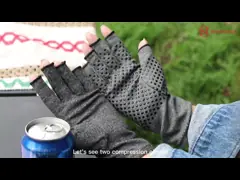 Half Finger Working Hands Gloves Anti - Slip Breathable Gentle Compression